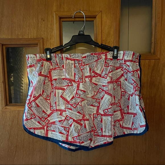 Budweiser | Shorts | Vintage 96s Budweiser Beer Pop Art Mod Swim Trunks ...